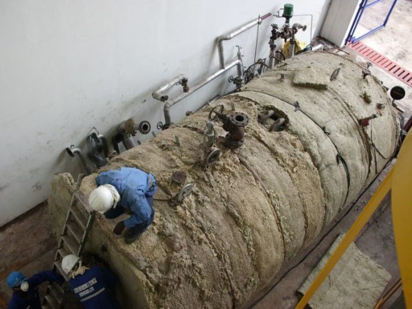 ROCKWOOL BOILER INSULATION INSTALLATION IN KENYA | Rockwool Insulation ...